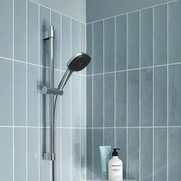 Grohe Vitalio Comfort Brausegarnitur mit Stange, 3 Strahlarten, 26932001,