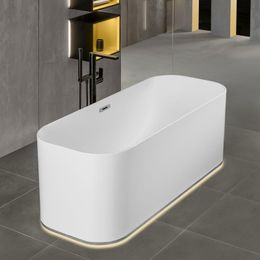 Villeroy & Boch Villeroy & Boch Finion freistehende Badewanne, oval, UBQ177FIN7A100V101,