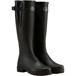 Le Chameau Damen Gummistiefel Vierzon Jersey Noir (Gr&ouml;&szlig;e: 37)