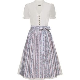 Almsach 2-in-1 Halbarm-Dirndlkleid Wei&szlig; (Gr&ouml;&szlig;e: 38)