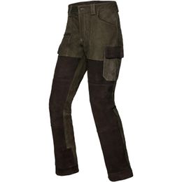Parforce Tradition Lederhose Prestige Full-Bull Oliv/Braun (Gr&ouml;&szlig;e: 28)