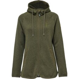 Parforce Essential Damen Strickfleecejacke Visby 2.0 Oliv (Gr&ouml;&szlig;e: S)