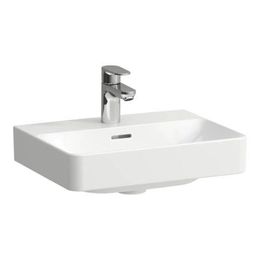 Laufen Pro X Handwaschbecken 81586.1, 1 Hahnloch mit &Uuml;berlauf H815861A001041