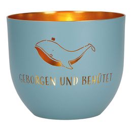 Metallwindlicht &raquo;Geborgen und beh&uuml;tet&laquo;