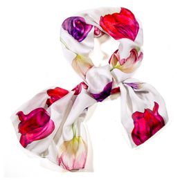 Chiffonschal &raquo;Tulpen&laquo;