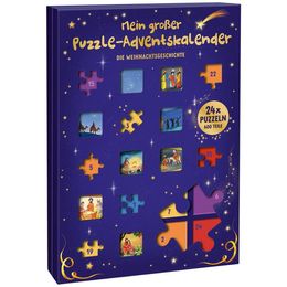 Mein gro&szlig;er Puzzle-Adventskalender - Die Weihnachtsgeschichte