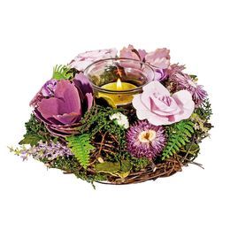Teelichthalter &raquo;Blumenbouquet&laquo;