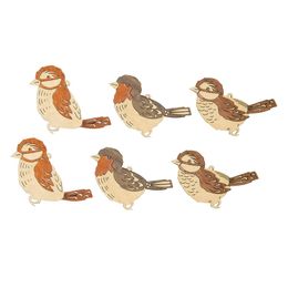 6er-Set Baumschmuck &raquo;V&ouml;gel&laquo;