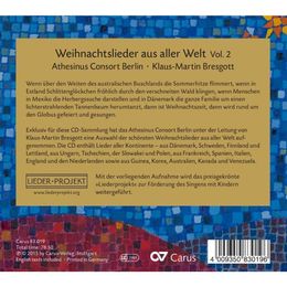 note 1 music gmbh / Heidelberg CD &raquo;Weihnachtslieder aus aller Welt&laquo; Vol. 2