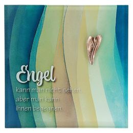 Glastafel - Engel (1 St&uuml;ck)