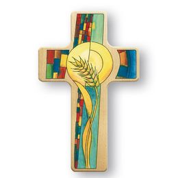 Kinderholzkreuz - Weizenkorn (1 St&uuml;ck)