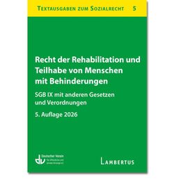 Recht der Rehabilitation und Teilhabe behinderter Menschen