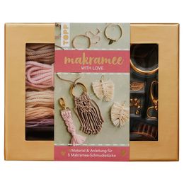 Makramee-Schmuckset "With Love" (Ros&eacute;/Natur)