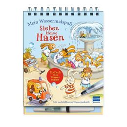 Mein Wassermalspa&szlig; - Sieben kleine Hasen