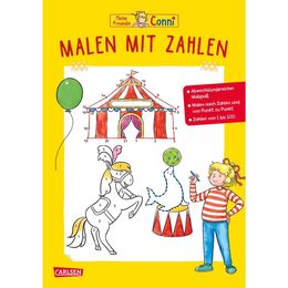Carlsen Verlag Conni Gelbe Reihe (Besch&auml;ftigungsbuch): Malen mit Zahlen