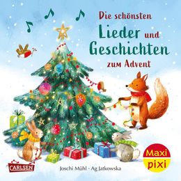 Carlsen Verlag Maxi Pixi 455: VE 5: Die sch&ouml;nsten Lieder und Geschichten zum Advent (5 Exemplar...