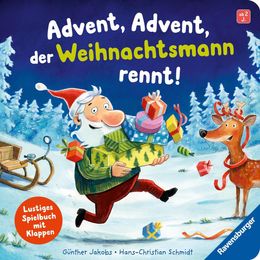 RAVENSBURGER VERLAG Advent, Advent, der Weihnachtsmann rennt!