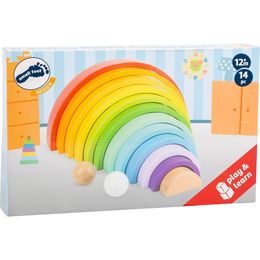 Holzbausteine Regenbogen XL