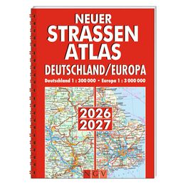 Neuer Stra&szlig;enatlas &raquo;Deutschland/Europa 2026/2027&laquo;