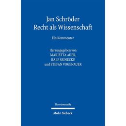 Jan Schr&ouml;der: Recht als Wissenschaft