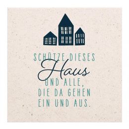 Natursteintafel - Haussegen