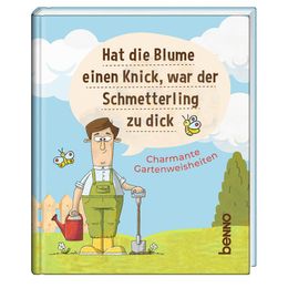 Hat die Blume einen Knick, war der Schmetterling zu dick
