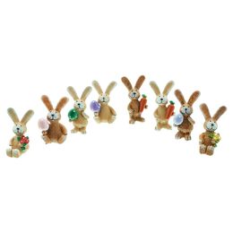 8er-Set Figuren &raquo;Bunte Hasenbande&laquo;