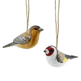 2er-Set Vogelanh&auml;nger &raquo;Buchfink und Stieglitz&laquo;