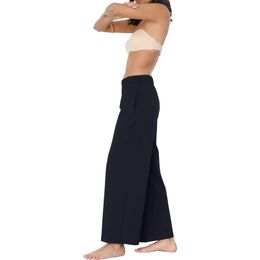 Damen Freizeithose in weiter Form marine + bordeaux, Gr&ouml;&szlig;e 42