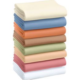 w&auml;schepur unisex Betttuch hellblau, Gr&ouml;&szlig;e 1 St. 90x190 - 100x200 cm