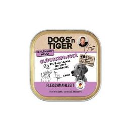 Dogs'n Tiger Gl&uuml;cksbringer Schale Rind & Lamm 20x150 g
