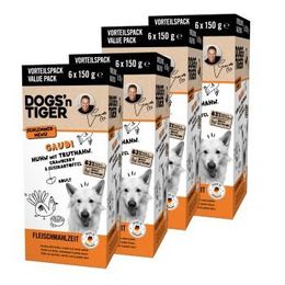 Dogs'n Tiger Gaudi Multibox Huhn & Truthahn 24x150 g
