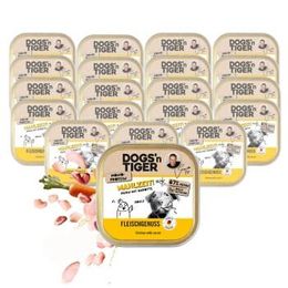 Dogs'n Tiger Mahlzeit Schale Huhn & Karotte 20x150 g