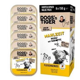 Dogs'n Tiger Mahlzeit Multibox Huhn & Karotte 24x150 g