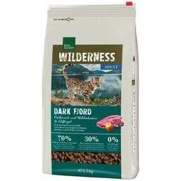 REAL NATURE WILDERNESS Trockenfutter Katze, Adult, Dark Fjord, Rothirsch, Wildschwein & Gefl&uuml;gel 2,5 kg