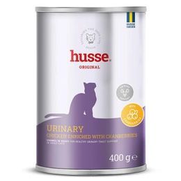 husse 24 Dosen Packung Urinary, mit Cranberries angereichertes H&uuml;hnchen, weiche Brocken mit viel H&uuml;hnchen in einer saftigen So&szlig;e