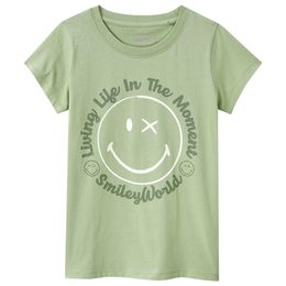 Yigga Smiley World T-Shirt aus Baumwolle
