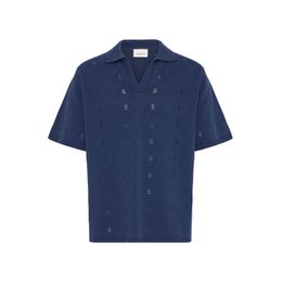 !Solid Poloshirt SOLID "Poloshirt SDUdell", Herren, Gr. L, blau (naval academy), Obermaterial: 100% Baumwolle CO., Shirts Poloshirt