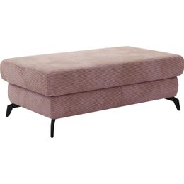 Sit & More Polsterhocker SIT & MORE "Bolero", rosa (altrosa), B:121cm H:45cm T:67cm, 95%Polyester 5%Polyamid, Hocker, Polsterhocker