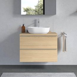 Duravit Plinero Schrank mit Luv Waschtisch, 2 Ausz&uuml;ge, 0379502600+PL8206030300000+PL8202030300000,