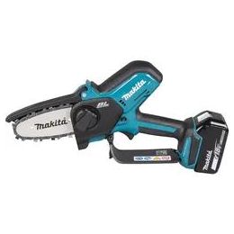 Akku-S&auml;ge Makita "Asts&auml;ge DUC101RF01", blau (t&uuml;rkis), B:9mm H:24,4mm, S&auml;gemaschinen, mit Akku und Ladeger&auml;t, 18V, 10 cm, 8 m/s