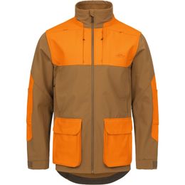 Blaser Outfits Softshelljacke Tackle Rubber Brown/Blaze Orange (Gr&ouml;&szlig;e: M)