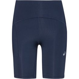 asics ROAD HIGH WAIST 8IN Lauftights Damen - Gr&ouml;&szlig;e XS - blau