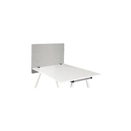 hjh OFFICE Tischtrennwand FLEXMIUT D SIDE Kunststoff, Stoff