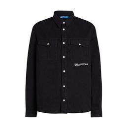 KARL LAGERFELD JEANS Button Up Shirt male Black size XL