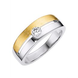 WITT Damen Ring, bicolor, Gr&ouml;&szlig;e 19