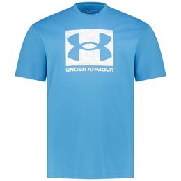 Gro&szlig;e Gr&ouml;&szlig;en Under Armour T-Shirt aus Baumwollmischung Farbe mittelblau Gr&ouml;&szlig;e: 3XL