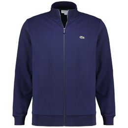 Gro&szlig;e Gr&ouml;&szlig;en Lacoste Sweatjacke mit Biobaumwolle Farbe marine Gr&ouml;&szlig;e: 5XL