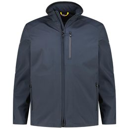 Gro&szlig;e Gr&ouml;&szlig;en Wellensteyn Softshelljacke "Alpinus" mit Stretch, winddicht, wasserabweisend Farbe blau Gr&ouml;&szlig;e: 5XL