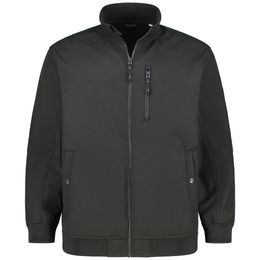 Jack & Jones Gro&szlig;e Gr&ouml;&szlig;en Jack&Jones Softshelljacke, wasserabweisend Farbe schwarz Gr&ouml;&szlig;e: 7XL